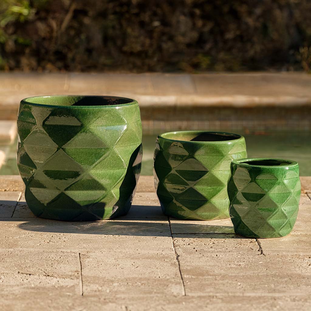 Campania International Origami Planter in Holly | Garden-Fountains