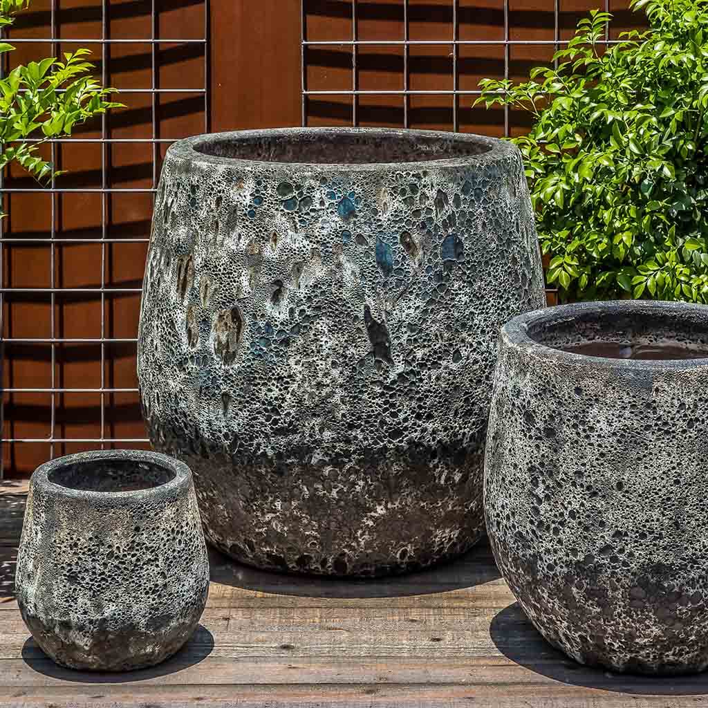 Baleares Planter || Fossil Grey – Garden-Fountains