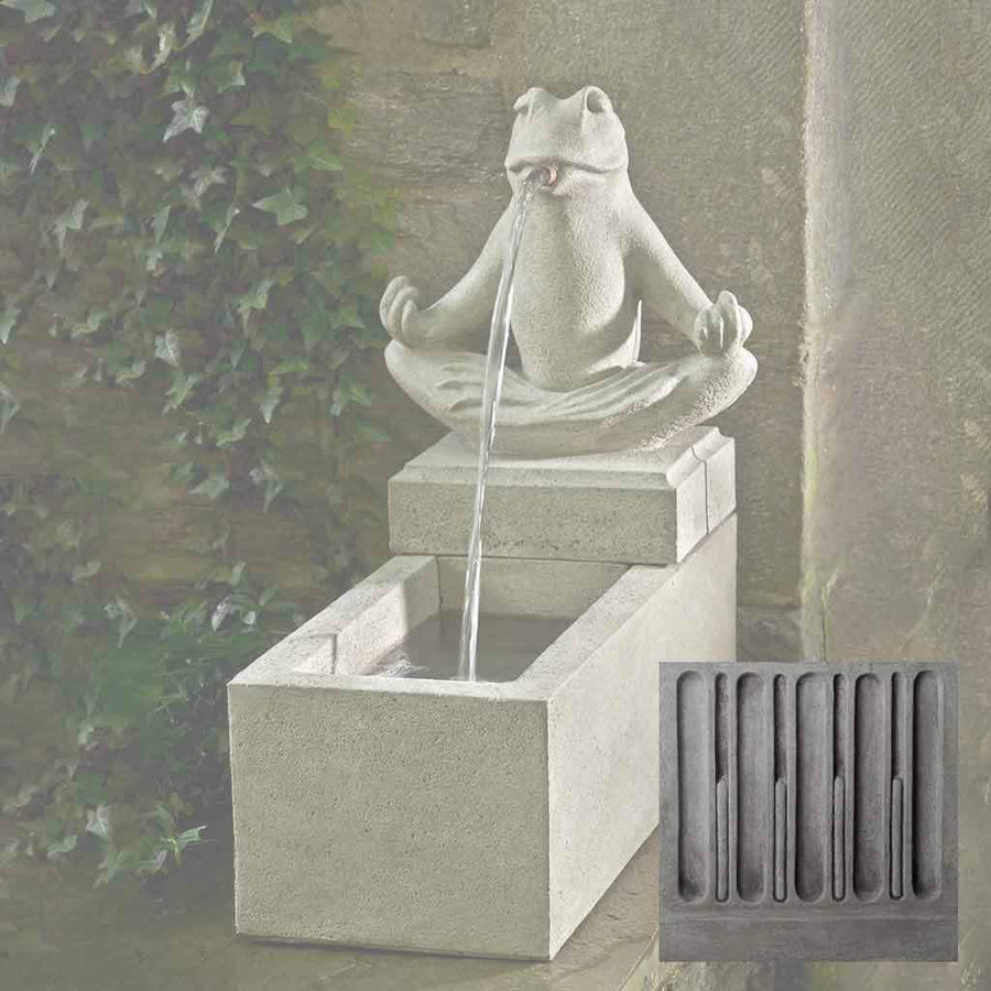 Campania International Zen Plinth Fountain | Garden-Fountains